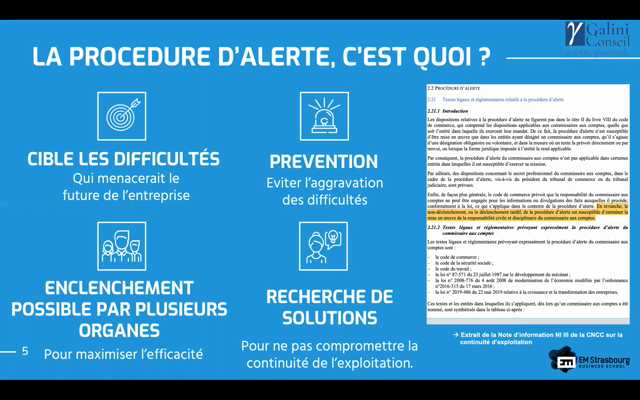 - La Procédure D'Alerte