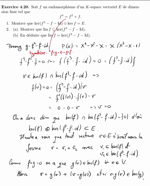 - Noyau Et Somme Directe