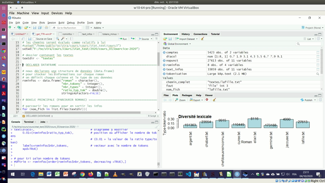 - Ratio Type-Token Avec R