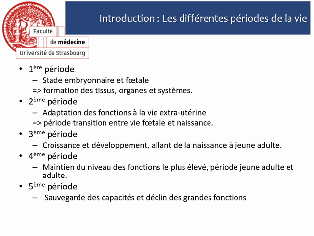 - Etapes De La Vie 1